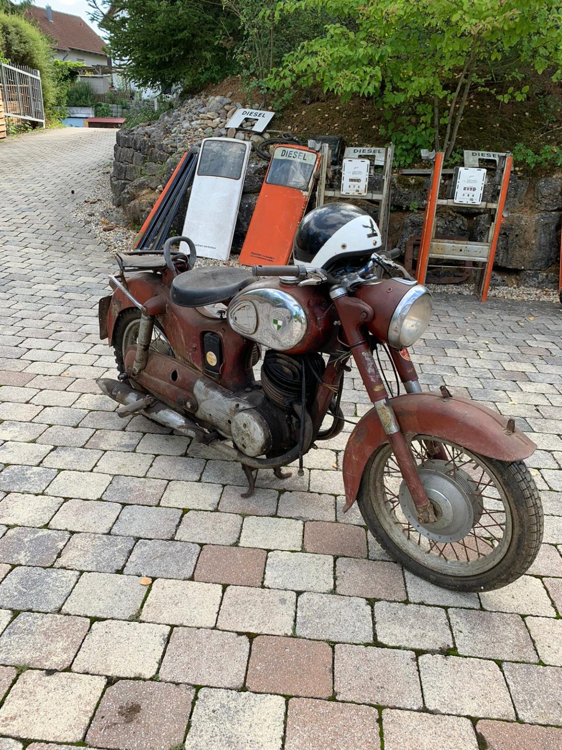 Puch 250 SGS Motorrad von 1954 - Oldtimer Erlebnis pur!
